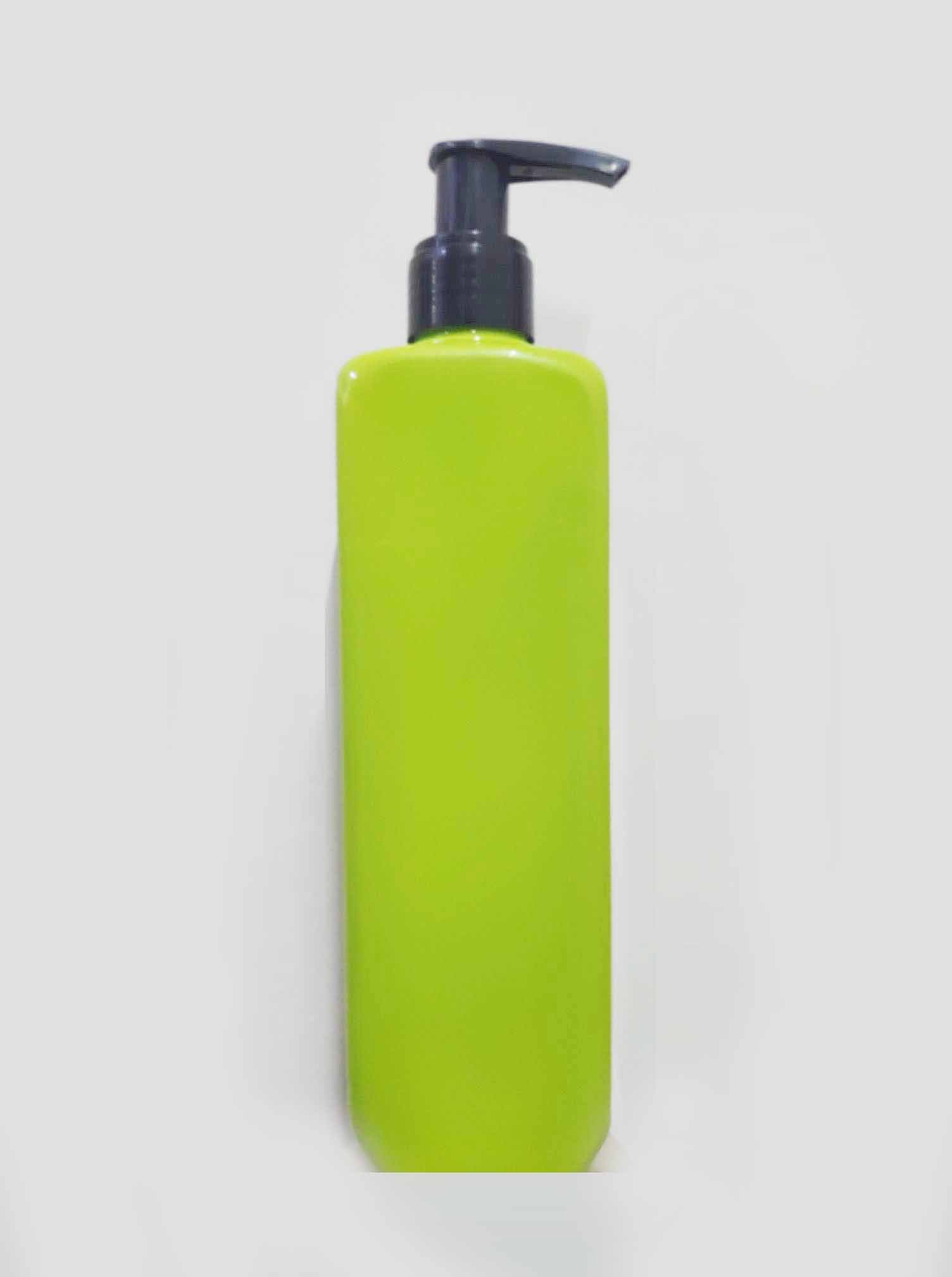 Green Tall SQUARE BOTTLE (PCR/PET) & 24MM