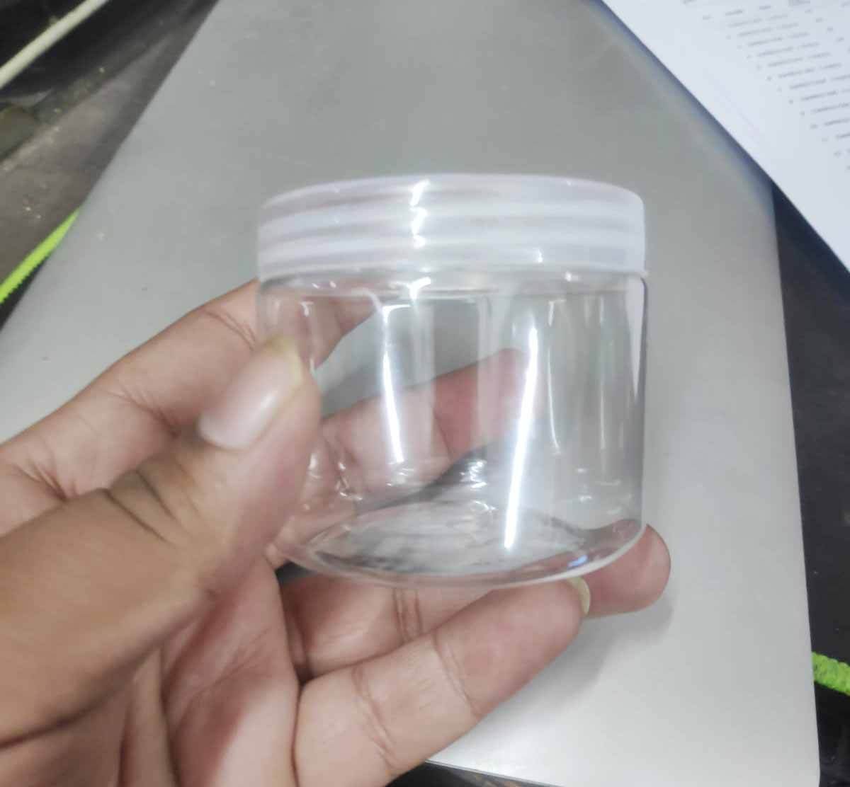 New 200ml Plastic pet Jar Clear | JINDEAL INC