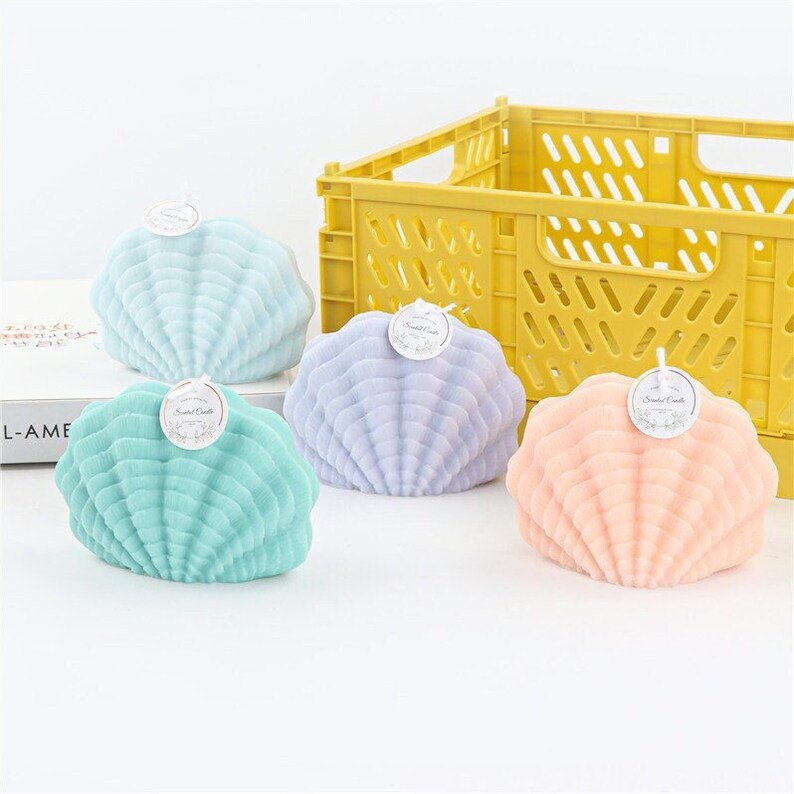 Fish scale shell mold, shell candle mold,s callop mold