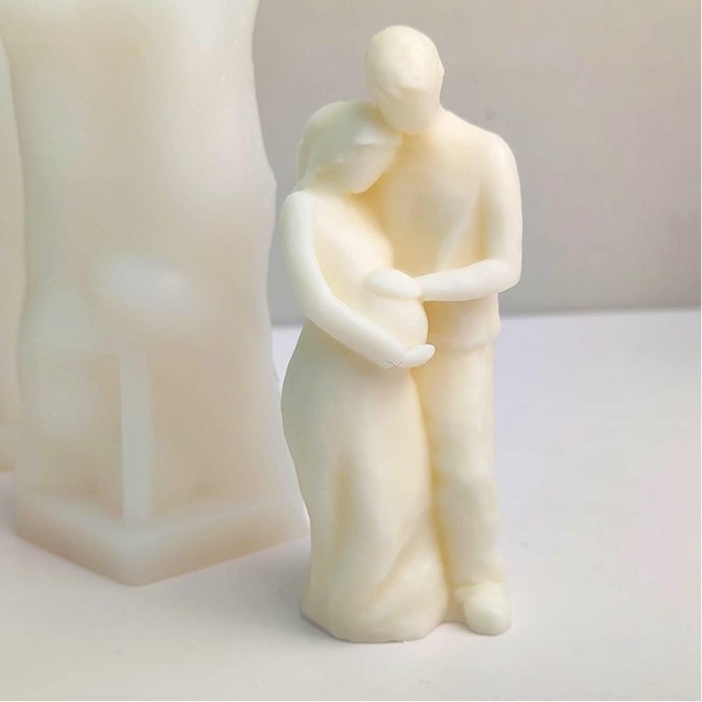 Women Pregnancy Candle Mold | Mom Dad and Baby Molds