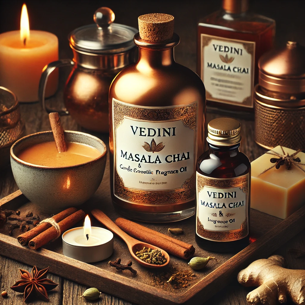 Vedini Masala Chai Candle & Cosmetic Fragrance Oil