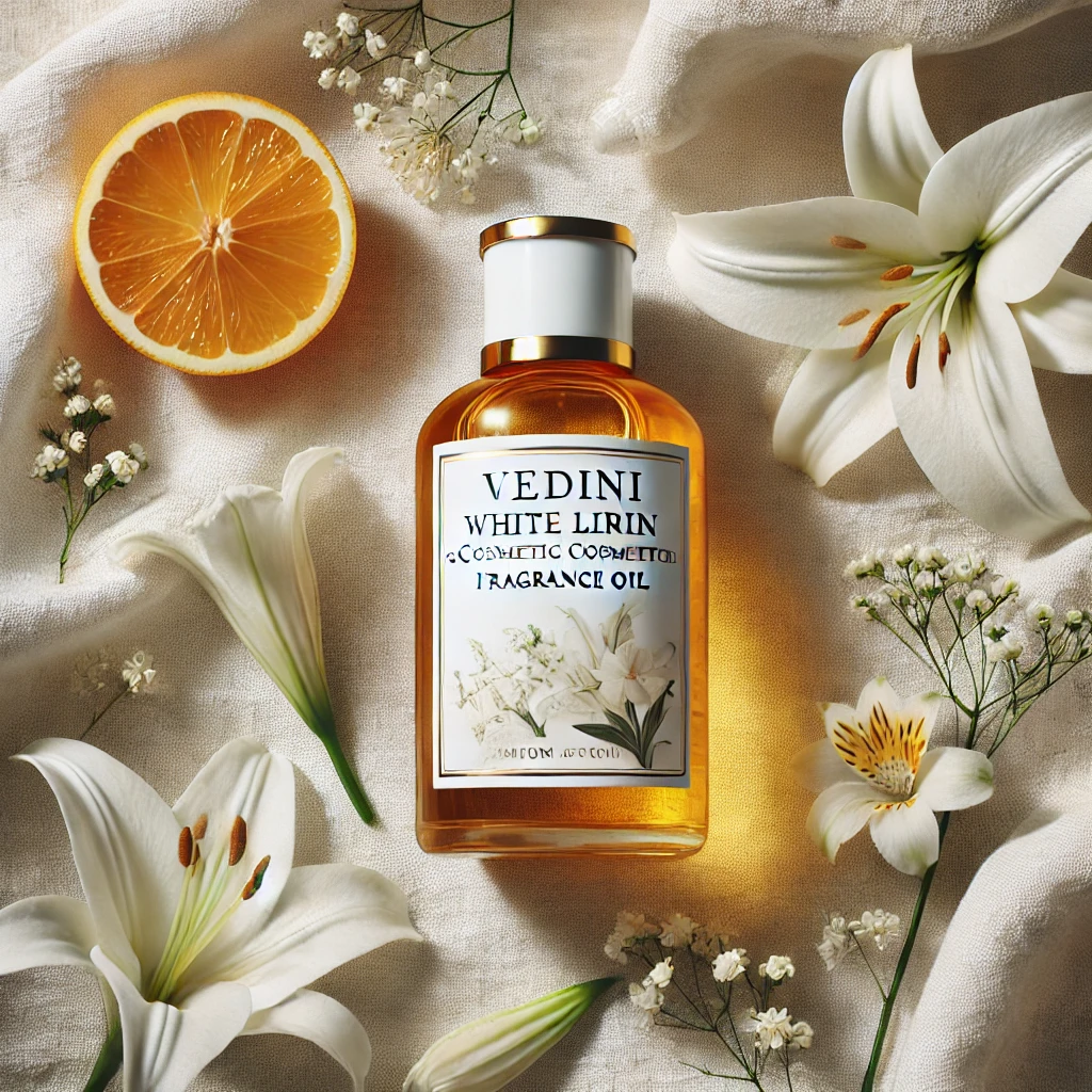 Vedini White Linene Candle & Cosmetic Fragrance Oil