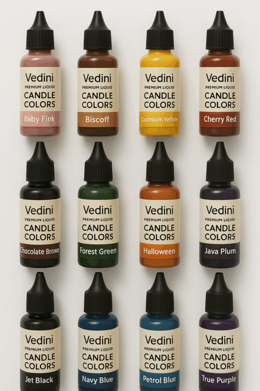 Vedini Premium Liquid Candle Colors
